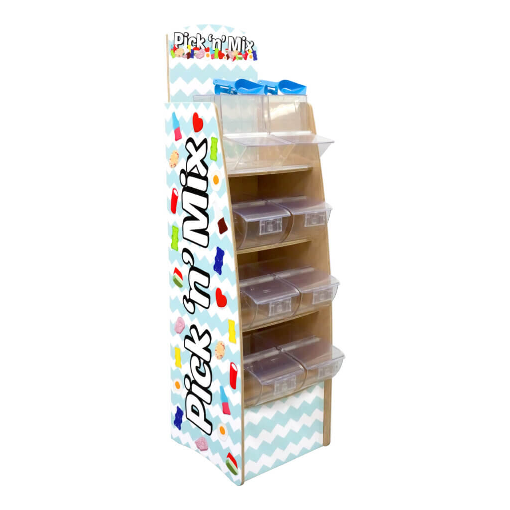 8-Bay Pick & Mix Stand | EML Express